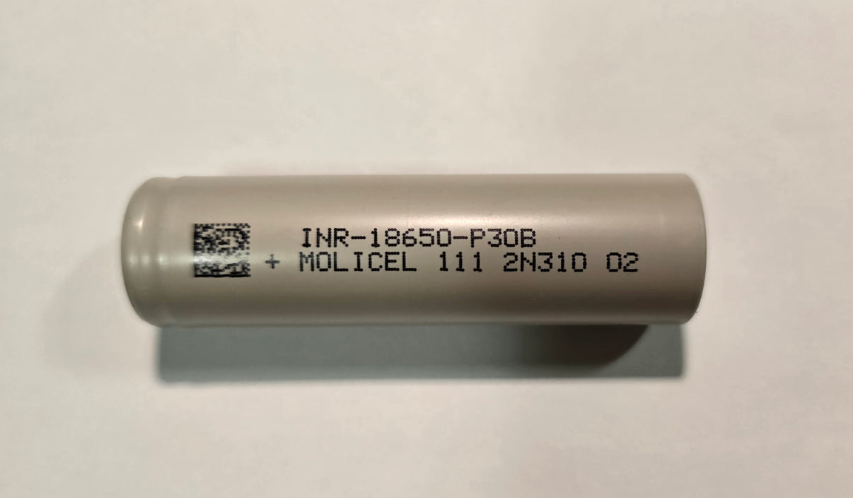 MOLICEL INR-18650-P30B ULTRA HIGH POWER RECHARGEABLE LITHIUM-ION BATTE ...